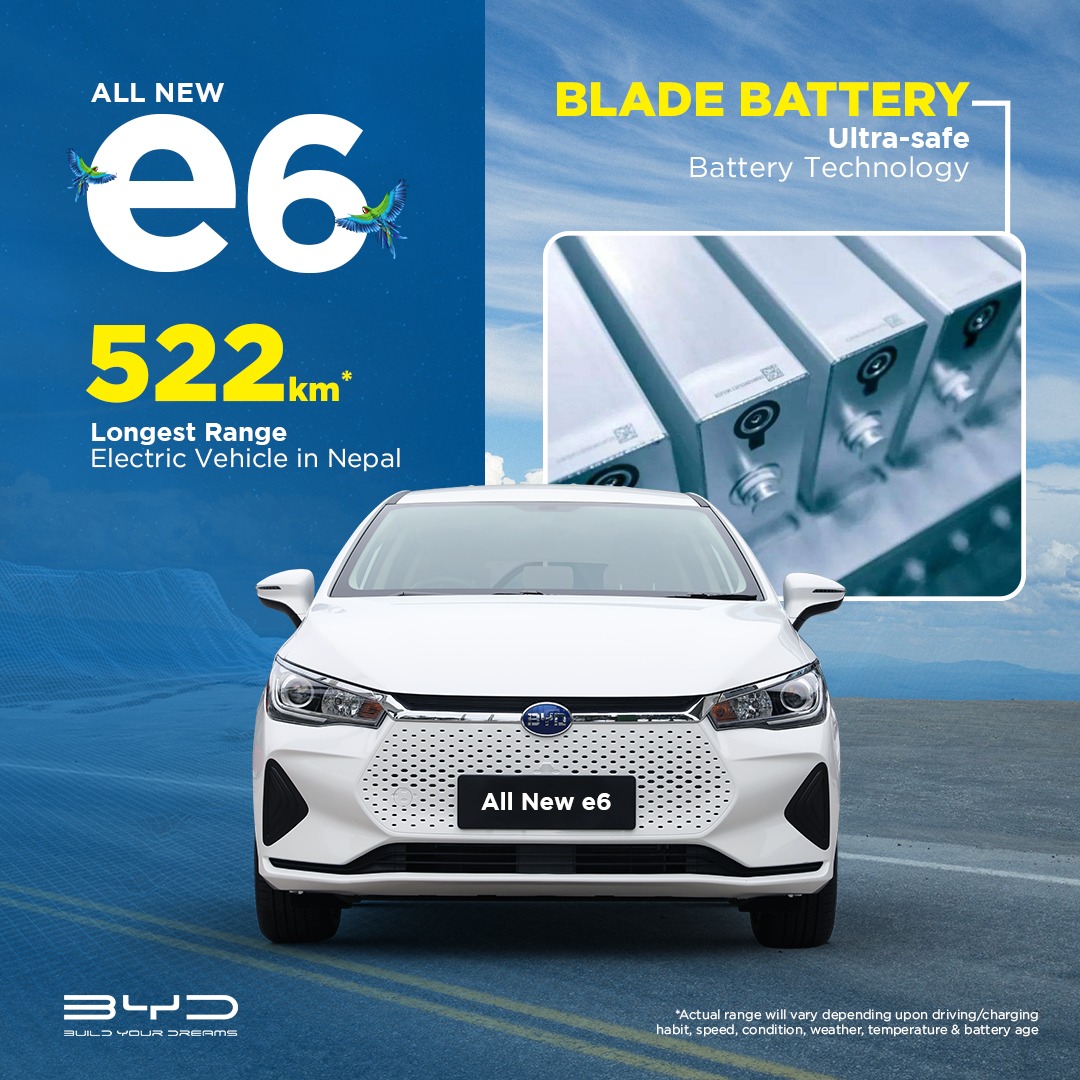 Home Of Eco Drive, BYD Showroom Anamnagar Chowk, Kathmandu, Nepal